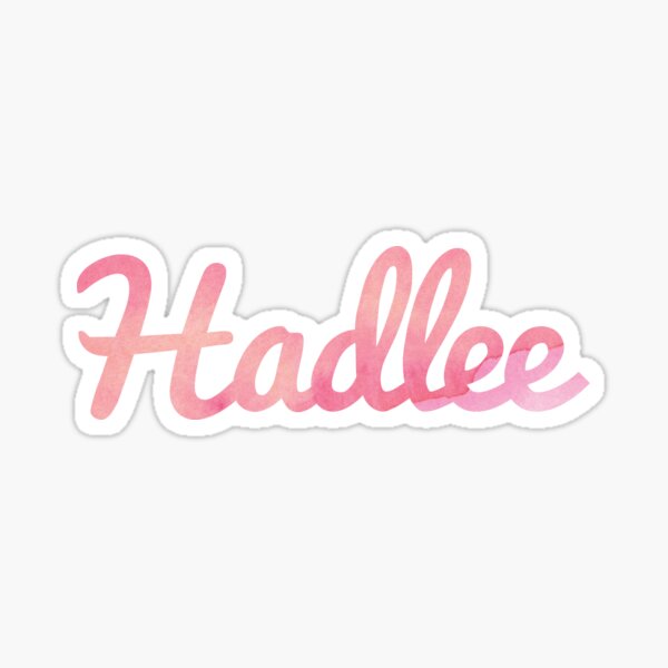 "Hadlee" Sticker for Sale by ampp | Redbubble
