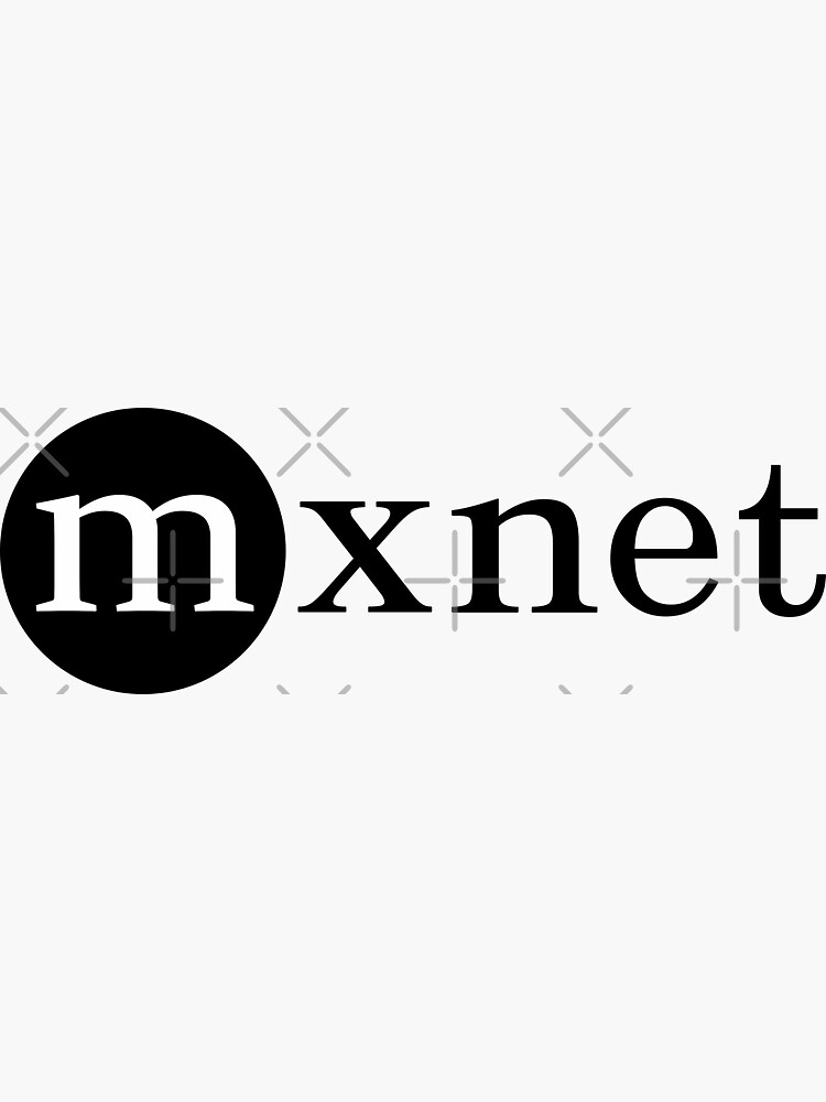 "MXnet logo" Sticker for Sale by FunnyGrief | Redbubble