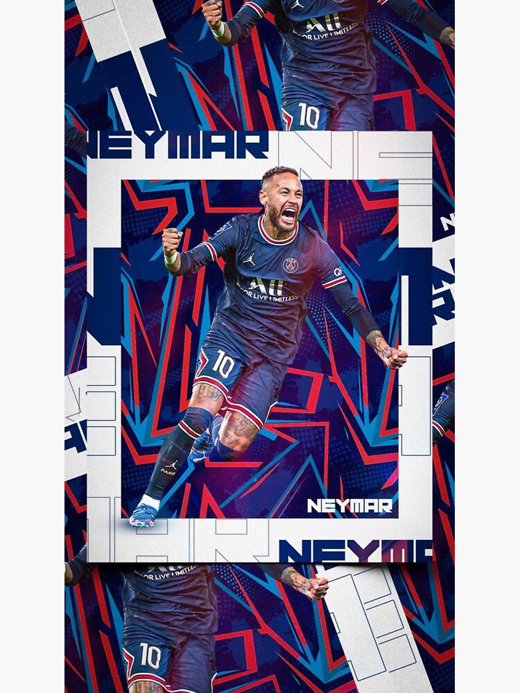 "neymar jr" Sticker for Sale by zaeraaa | Redbubble