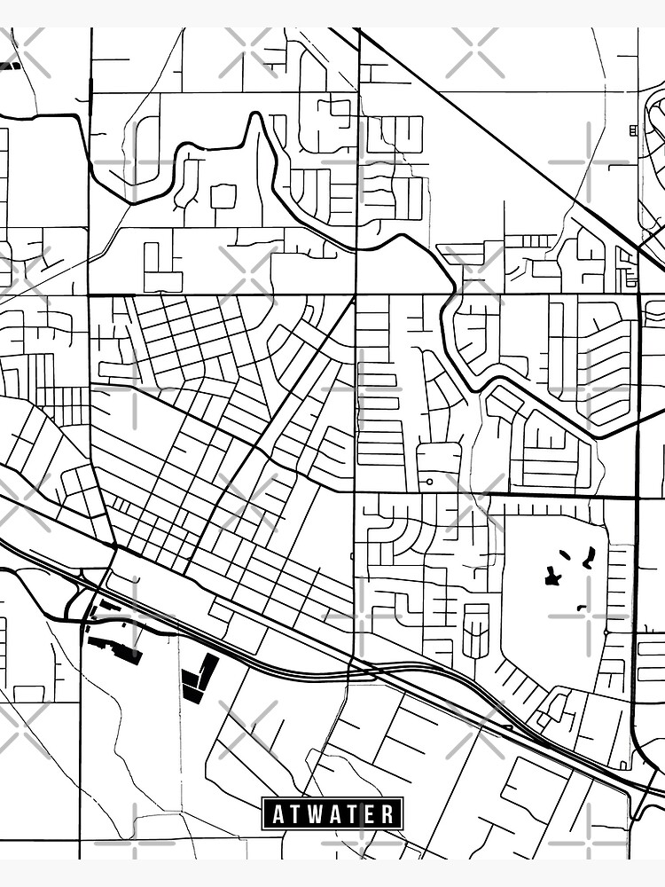 Atwater California Map