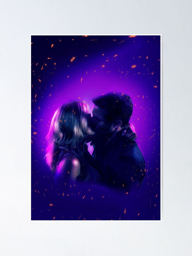 "Olicity kiss " Poster by RominaGodoy | Redbubble