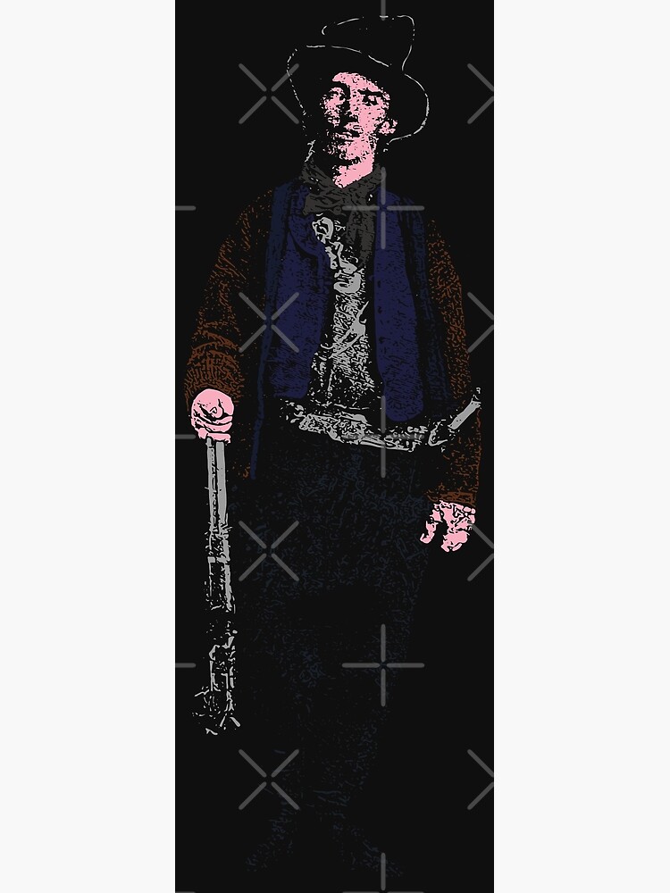 Billy the Kid Grunge Distressed Style Billy the Kid Western Outlaw ...