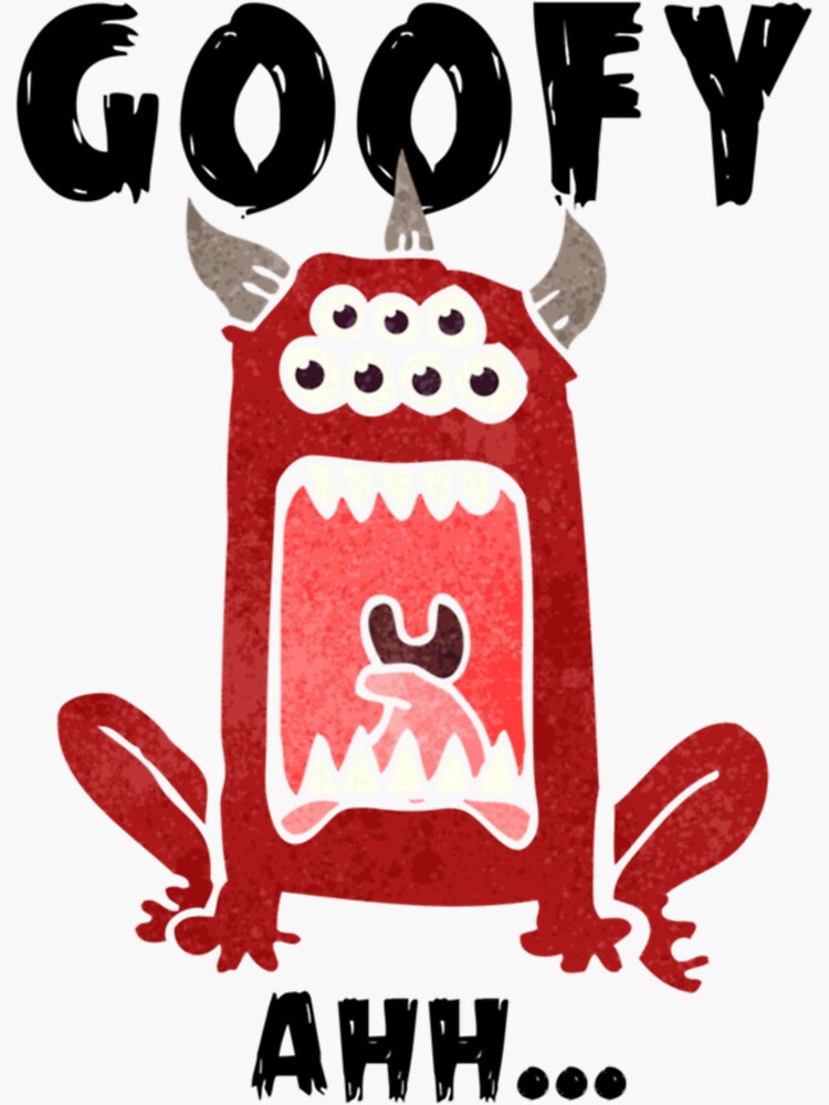 "Goofy Ahh 20 " Sticker for Sale by DucCreative | Redbubble
