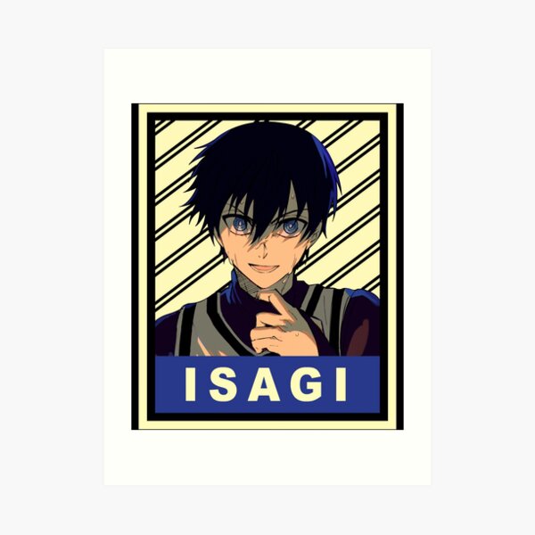"Isagi Yoichi - Blue Lock anime - Sticker" Art Print for Sale by ...