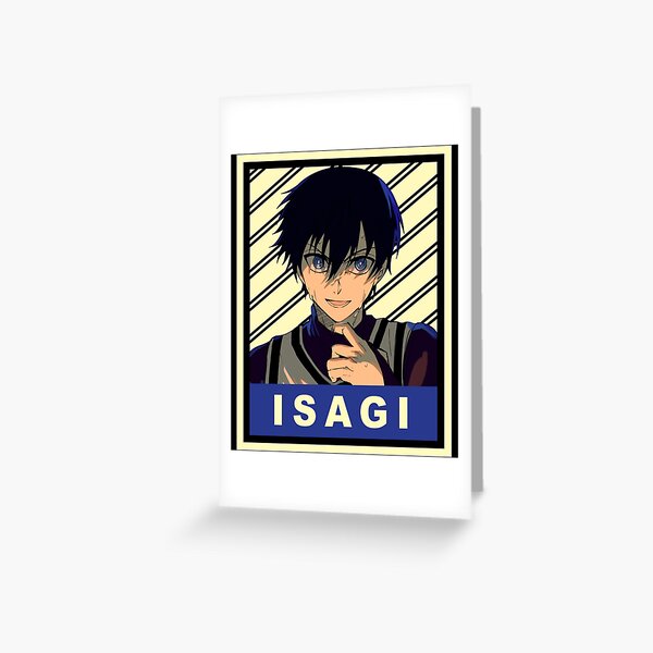"Isagi Yoichi - Blue Lock anime - Sticker" Greeting Card for Sale by ...