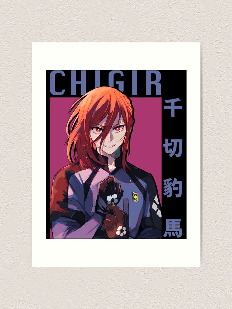 "Hyouma Chigiri - Blue Lock anime - Sticker" Art Print for Sale by ...