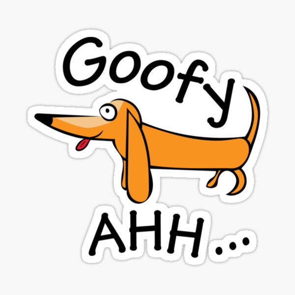 "Goofy Ahh ... Funny " Sticker for Sale by DucCreative | Redbubble