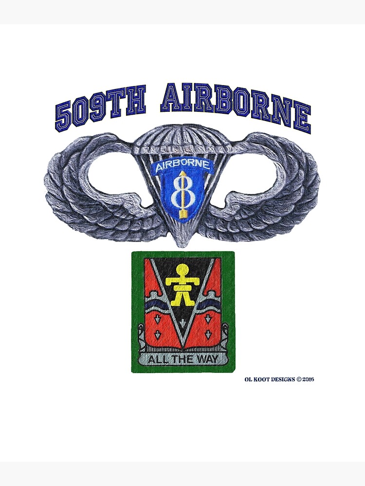 "Wings of the 509th" Poster by Ol-Koot | Redbubble