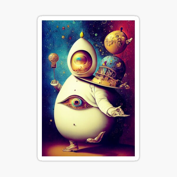 "Humpty Dumpty" Sticker for Sale by cesarperalta | Redbubble