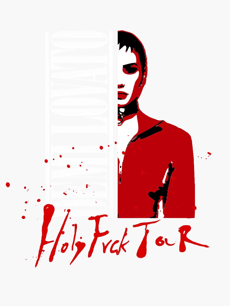 "Holy Fvck Tour DEMI LOVATO" Sticker for Sale by growupgoods | Redbubble