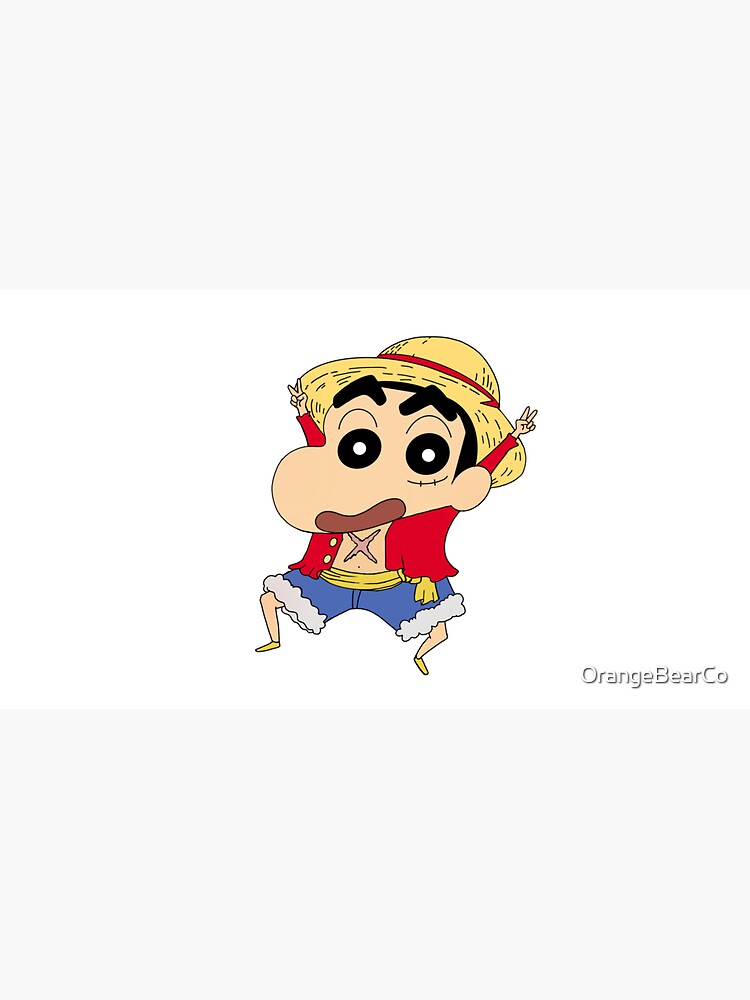 Shin Chan Cosplaying as Monkey D Luffy Bucket Hat sold by Bill ...