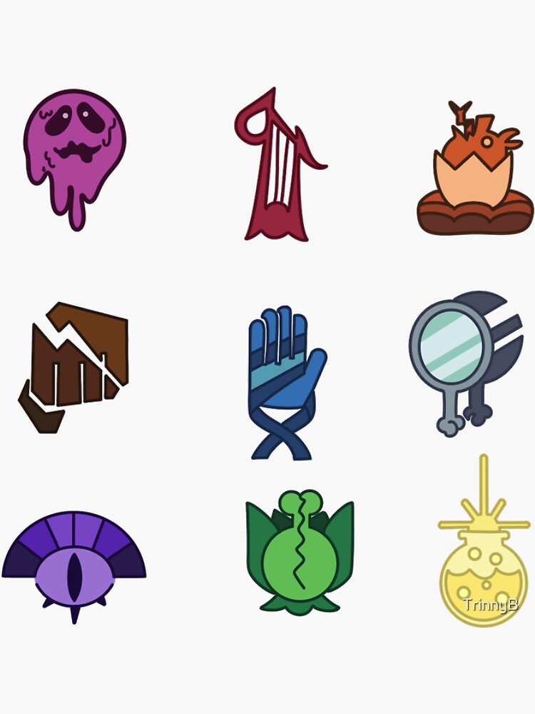 "TOH Coven Sigils" Sticker for Sale by TrinnyB | Redbubble