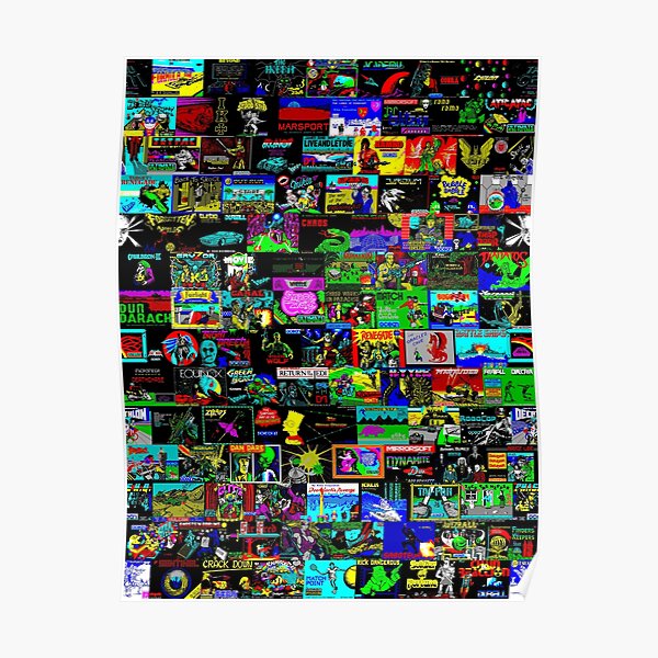 "ZX Spectrum Loading Screens" Poster by Moggy72 | Redbubble