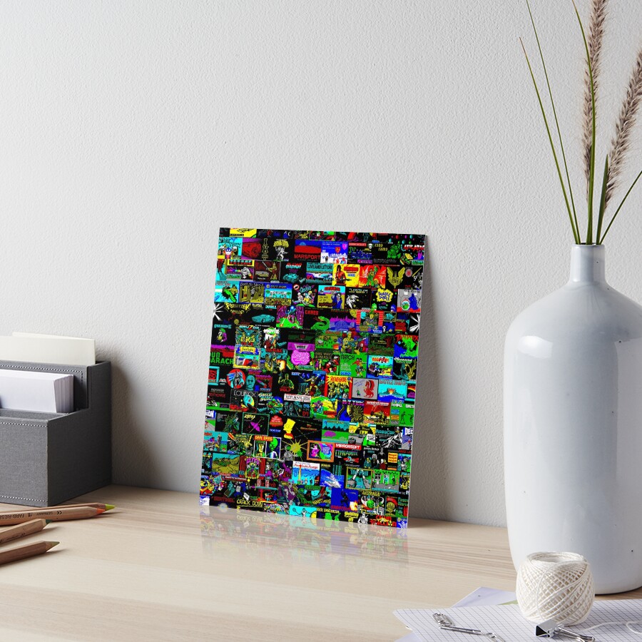 "ZX Spectrum Loading Screens" Art Board Print by Moggy72 | Redbubble