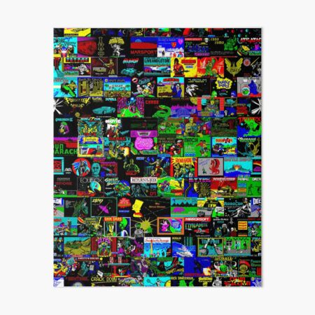 "ZX Spectrum Loading Screens" Art Board Print by Moggy72 | Redbubble