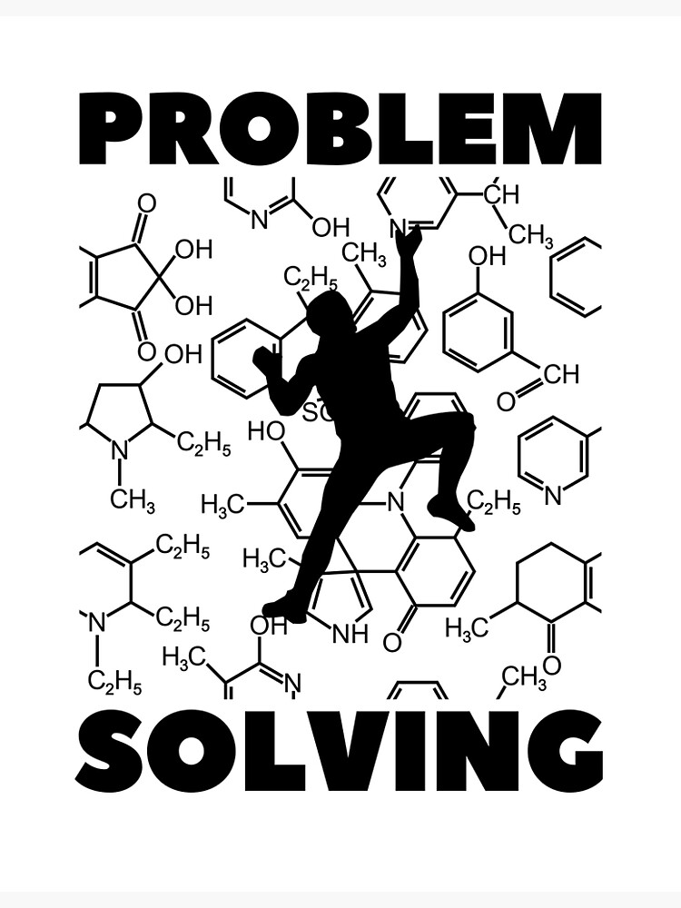 "Problem Solving Chemistry. Rock Climbing. Bouldering" Greeting Card ...