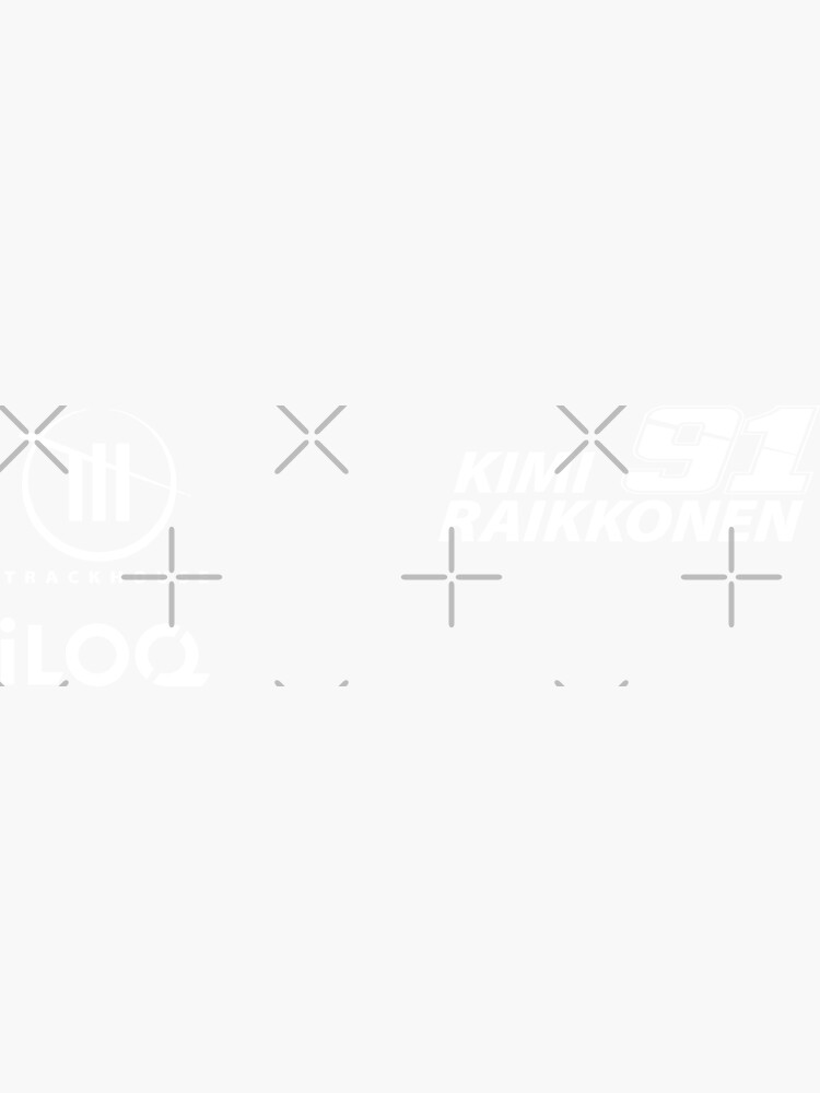 "Kímí Ráikkónén bwóah OFFICIAL PROJECT 91 TRACKHOUSE" Sticker for Sale ...