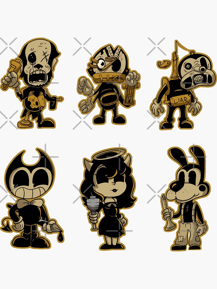 "Bendy Gang, Bendy And The Ink Machine, Bendy And The Dark Revival ...