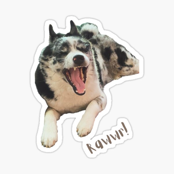 "Odin RAWR!" Sticker for Sale by hoardinghamsta | Redbubble