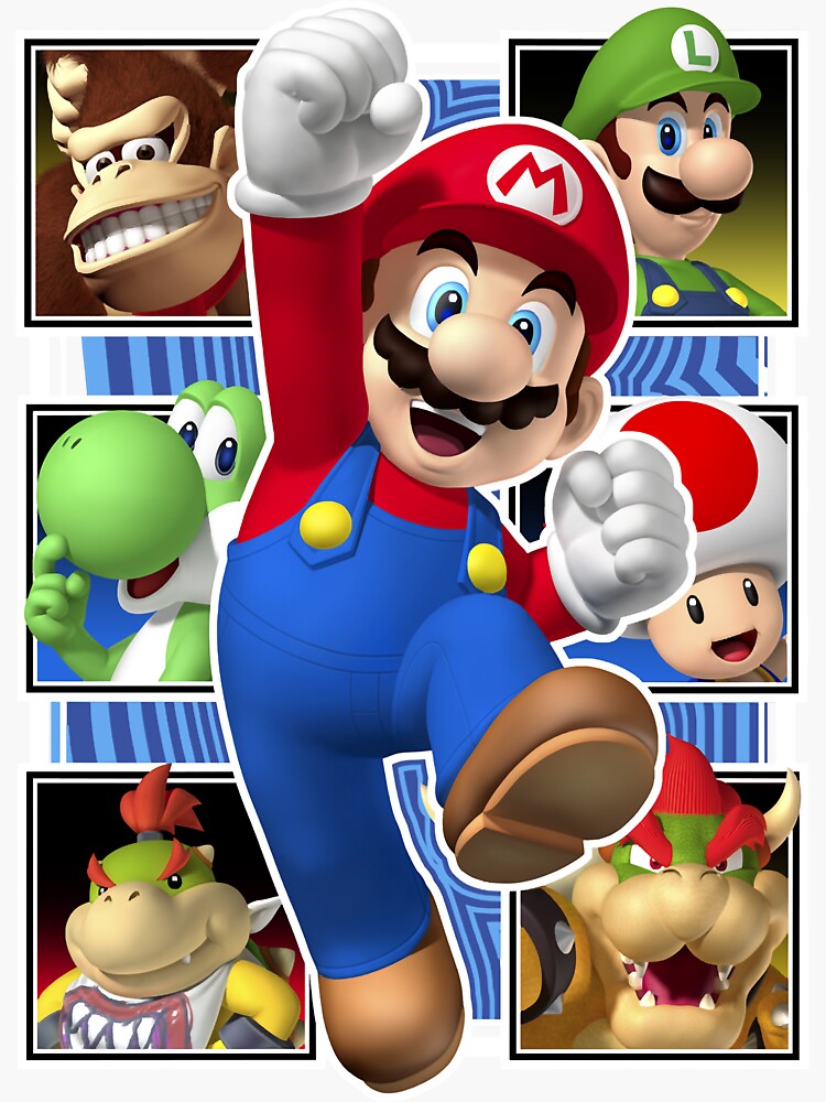 "SM Jump Cast Photos" Sticker for Sale by JustinWarehime | Redbubble