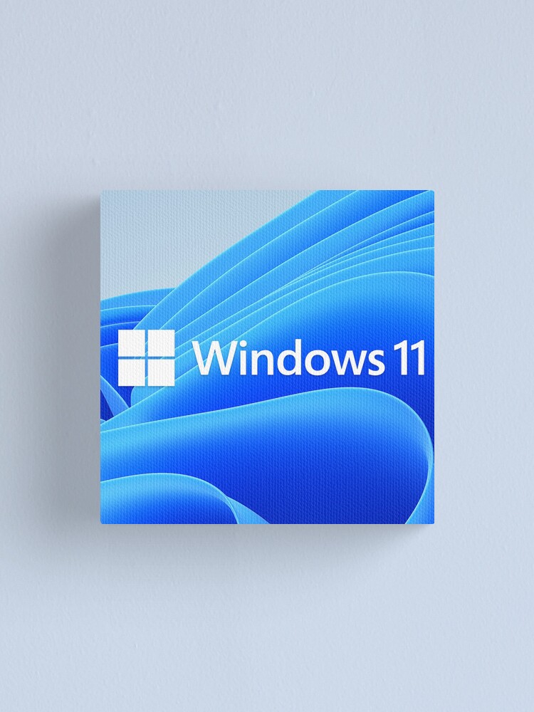 "Microsoft Windows 11 sticker" Canvas Print for Sale by developerfriday ...