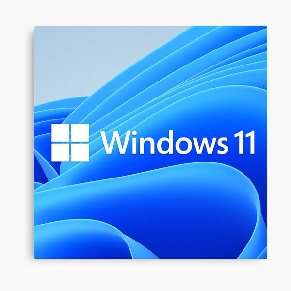 "Microsoft Windows 11 sticker" Canvas Print for Sale by developerfriday ...