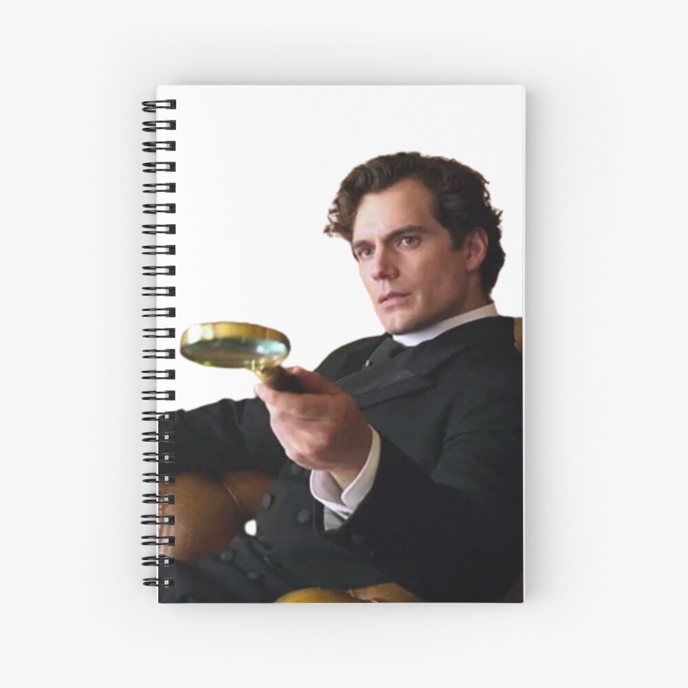 "Enola Holmes -Sherlock Holmes, Henry Cavill, 2022" Spiral Notebook for ...