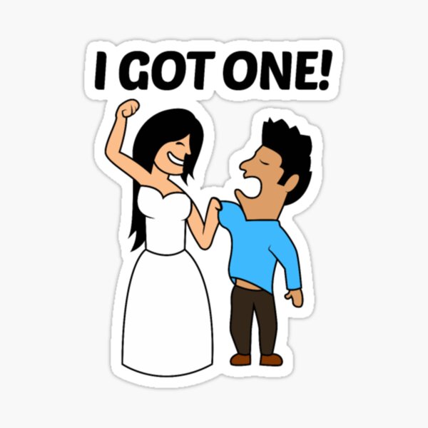 "FUNNY BRIDE TO BE I BRIDE SQUAD JUST MARRIED GIFT" Sticker for Sale by ...