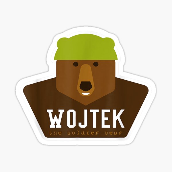 "Wojtek the Bear T-Shirt" Sticker for Sale by hichamrt | Redbubble