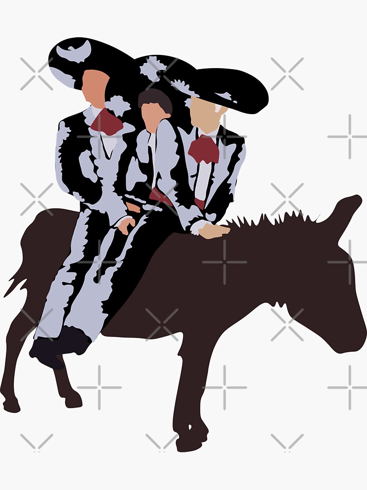 "Three amigos" Sticker for Sale by FutureSpace | Redbubble