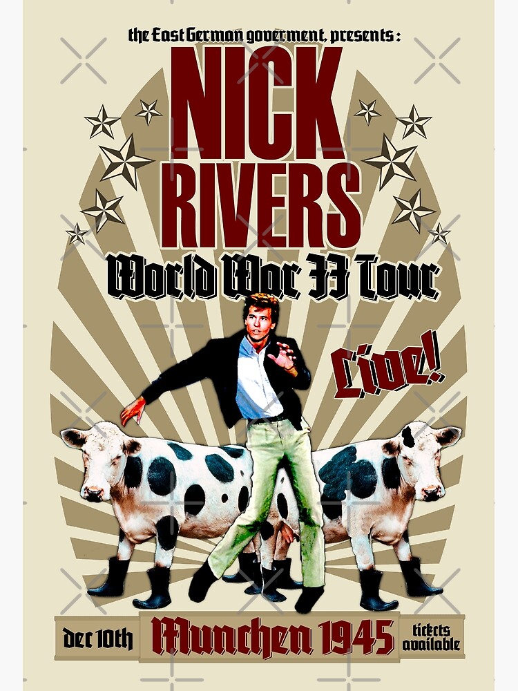 "Nick Rivers - Live!" Poster for Sale by Angelbeach | Redbubble