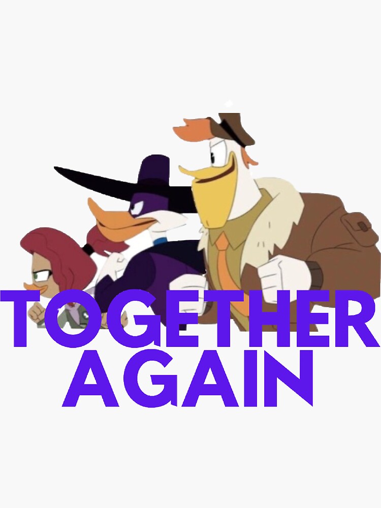 "Darkwing Duck trio" Sticker for Sale by hero-of-ducks | Redbubble