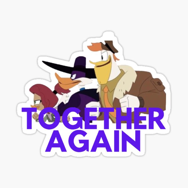 "Darkwing Duck trio" Sticker for Sale by hero-of-ducks | Redbubble