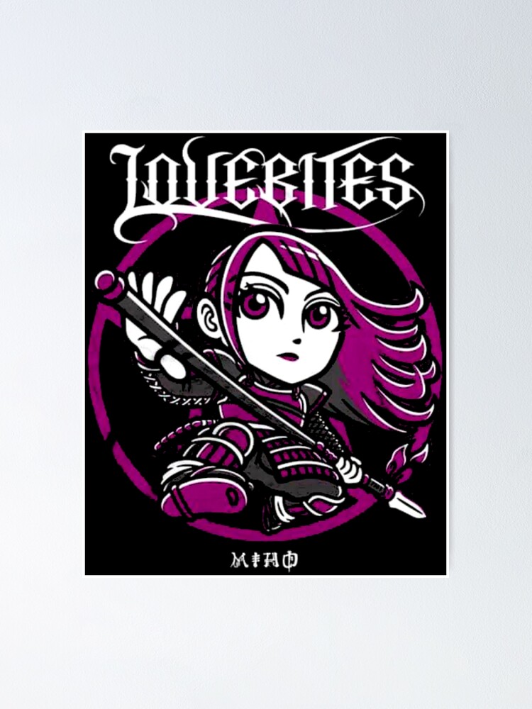 "LOVEBITES BAND" Poster for Sale by tonachau | Redbubble