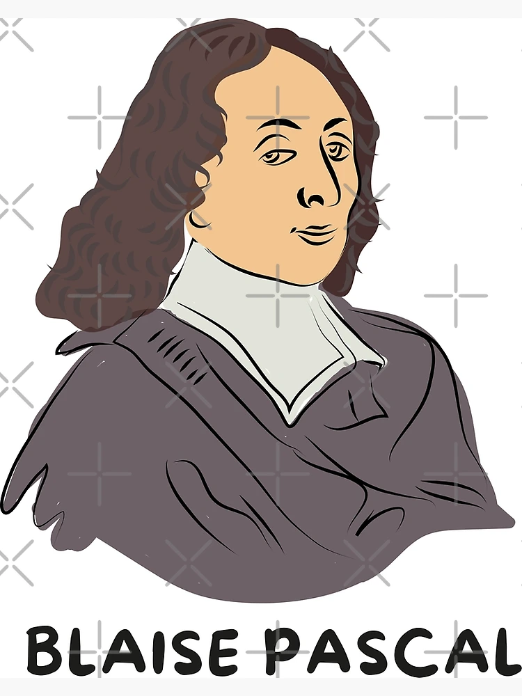 Blaise Pascal Logo Blaise Pascal, French Philosopher, Mathematician,