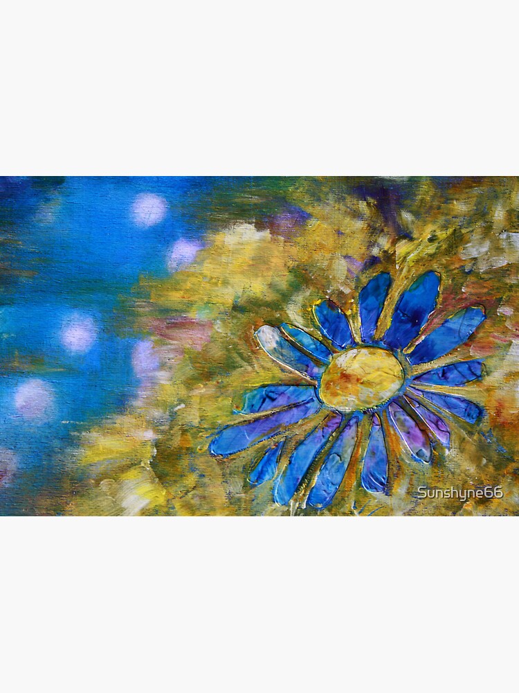 "Blue Daisy" Sticker by Sunshyne66 | Redbubble