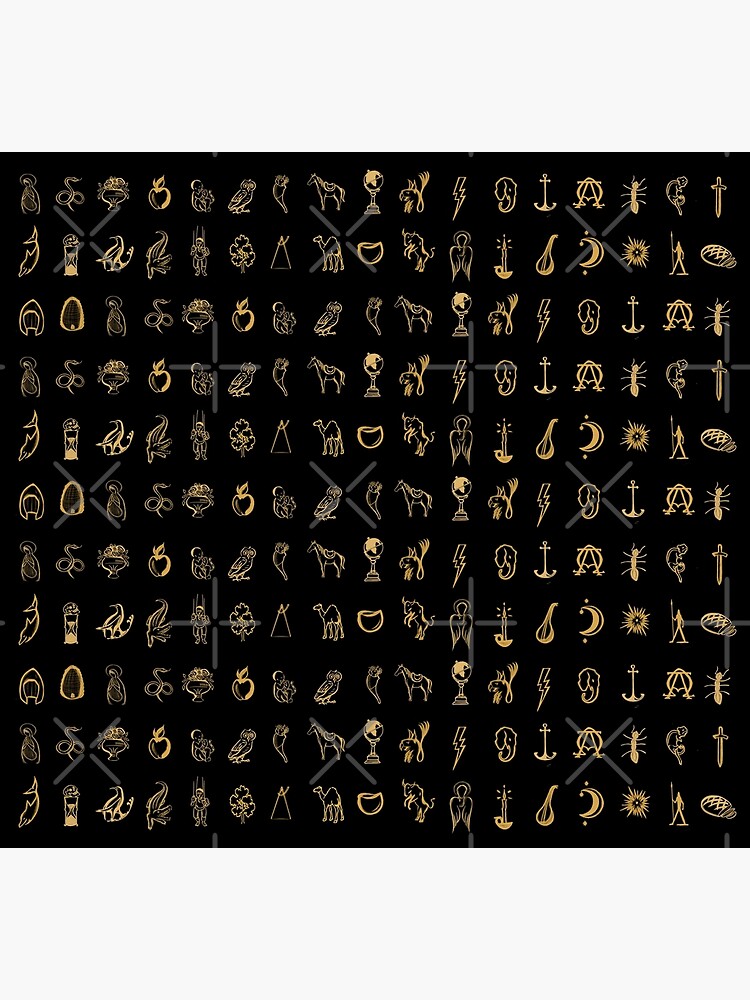 "Alethiometer - Symbols Pattern" Poster for Sale by Coloor | Redbubble