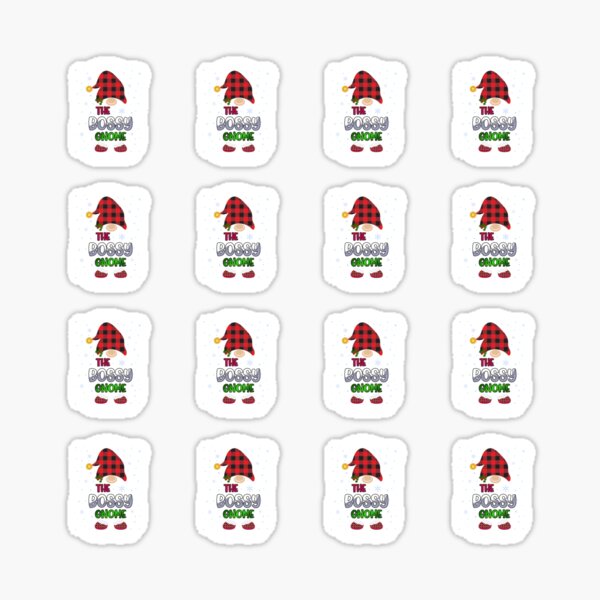 "The Bossy Gnome" Sticker for Sale by SimplyCosmic11 | Redbubble