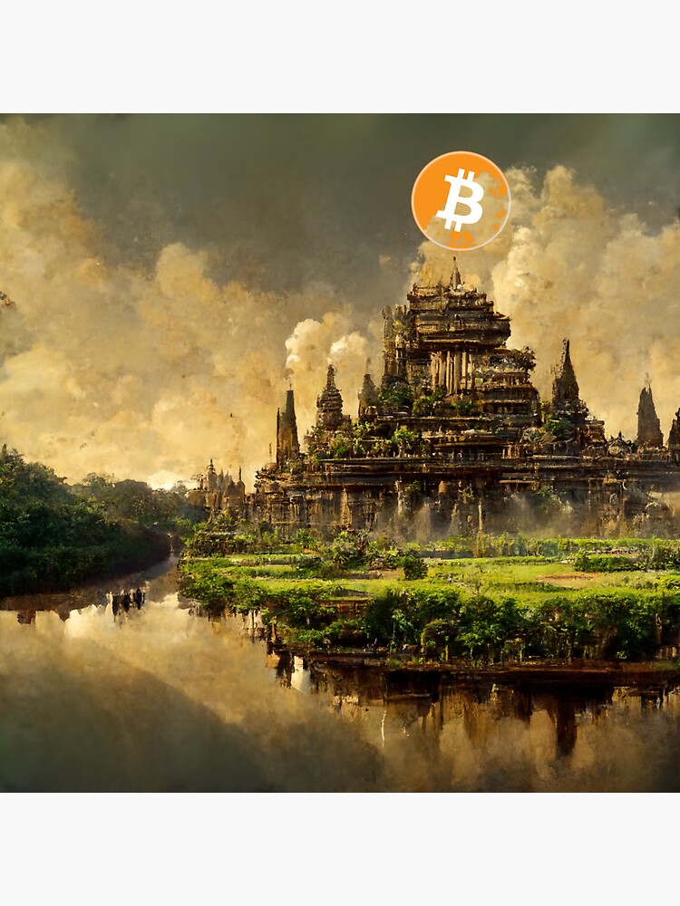 "Bitcoin Citadel | Khmer Steampunk Empire" Sticker for Sale by ...
