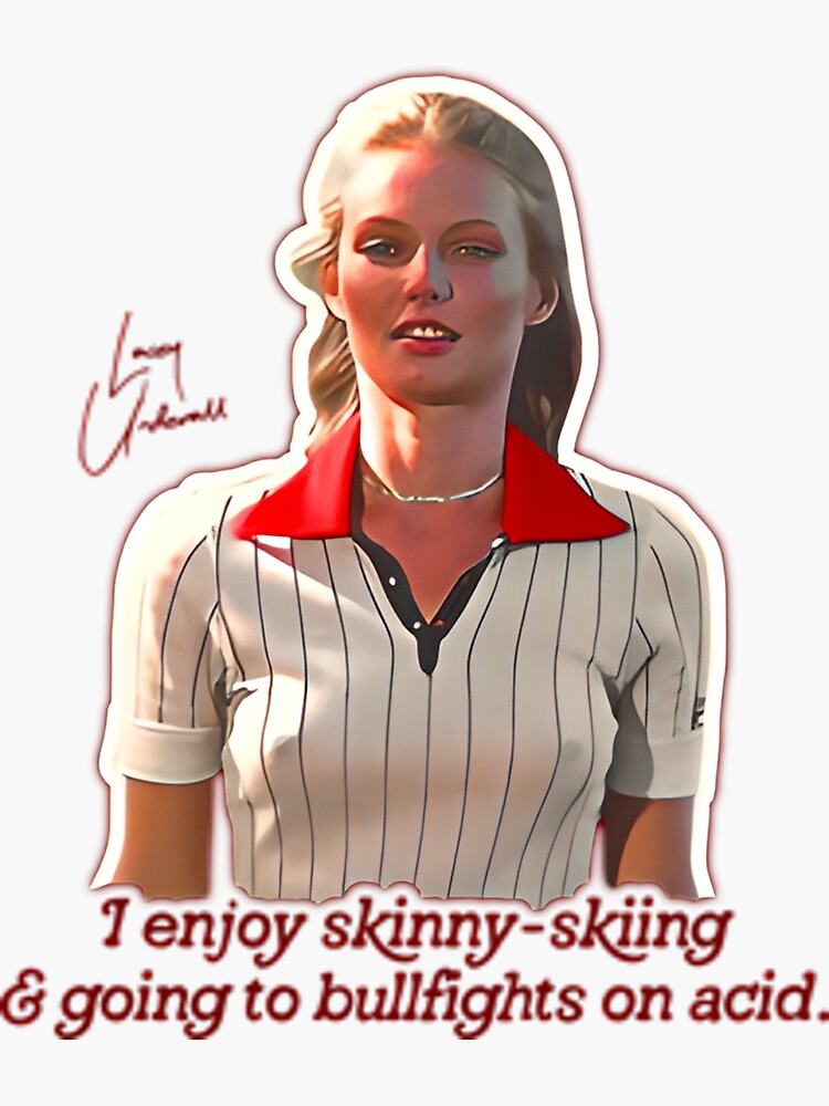 "Lacey Underall Enjoys - Caddyshack" Sticker for Sale by falincostis ...