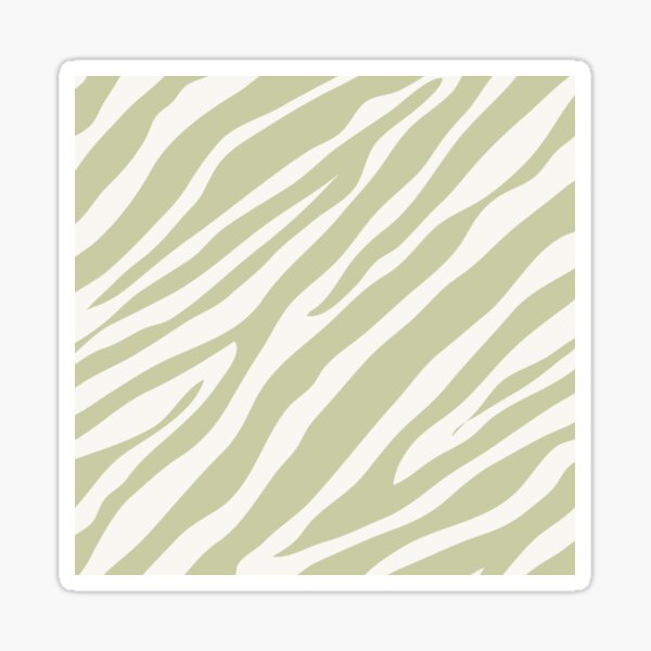 "Tiger Print - Jade color" Sticker for Sale by Colorful-Inspo | Redbubble