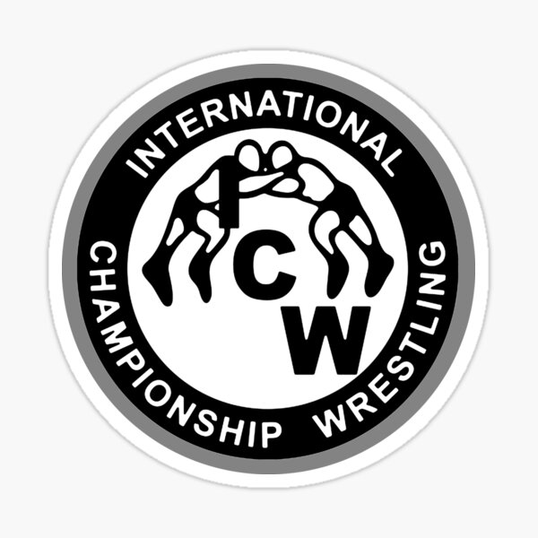 "International Championship Wrestling" Sticker for Sale by ...