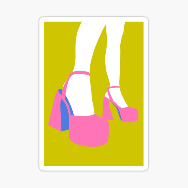 "Legs in high heels" Sticker for Sale by Vera-Styles | Redbubble