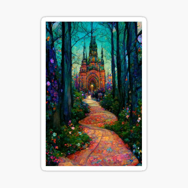"Forest Trail Path" Sticker for Sale by WeddingPrint | Redbubble