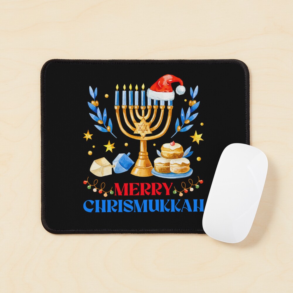 "Merry Chrismukkah Happy Hanukkah Christmas" Poster for Sale by Toranai ...