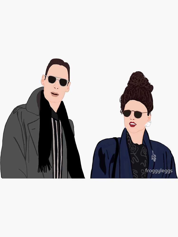 "Margo and Todd. The neighbors to the griswold’s" Sticker for Sale by ...