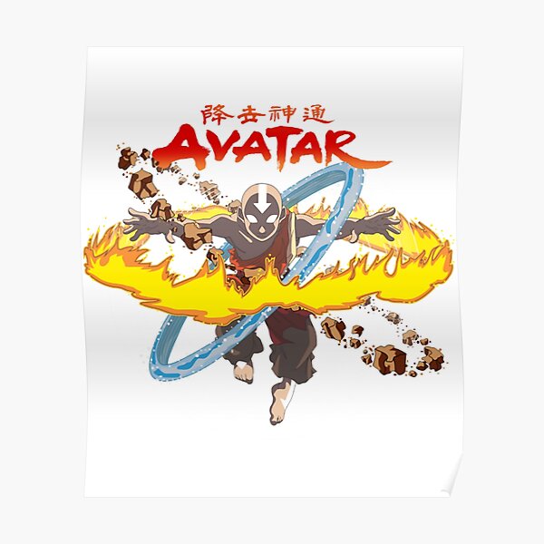 "aang avatar mode" Poster for Sale by Bunny2011 | Redbubble
