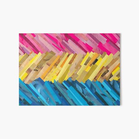 "Pan Pride Flag Collage" Art Board Print by cajunhusker | Redbubble