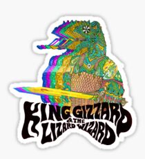 King Gizzard and the Lizard Wizard Stickers | Redbubble