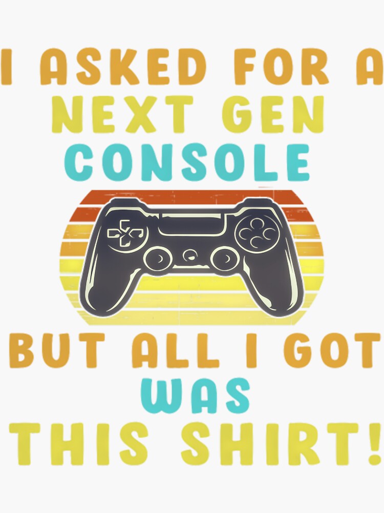 "Gamer Gaming Controller Gift Slogan game" Sticker for Sale by ...